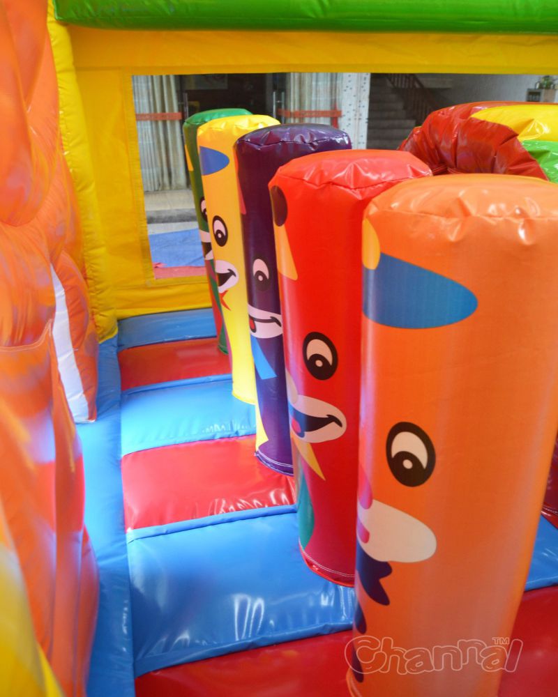 Hands Up Clown Inflatable Combo - Channal Inflatables