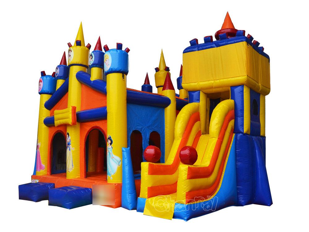 Disney Princess Inflatable Castle Combo - Channal Inflatables