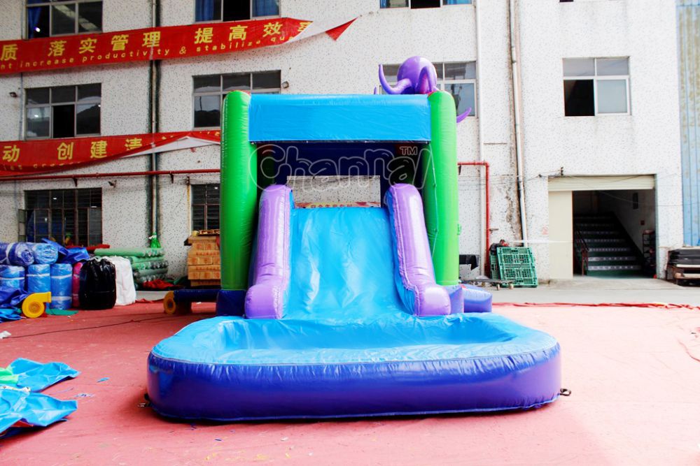 Octopus Inflatable Water Slide Combo - Channal Inflatables