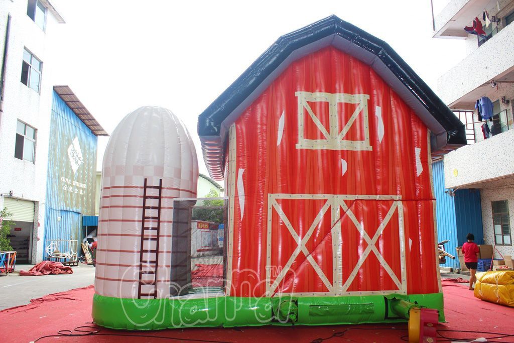 Red Farm Barn Bounce House For Sale - Channal Inflatables