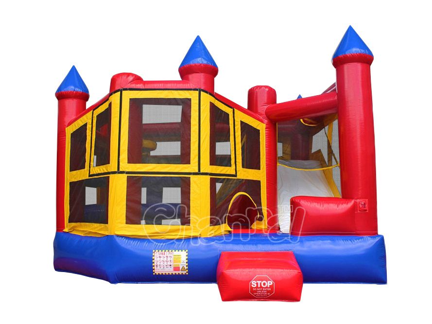 Modular 5 in 1 Jumping Castle With Slide - Channal Inflatables