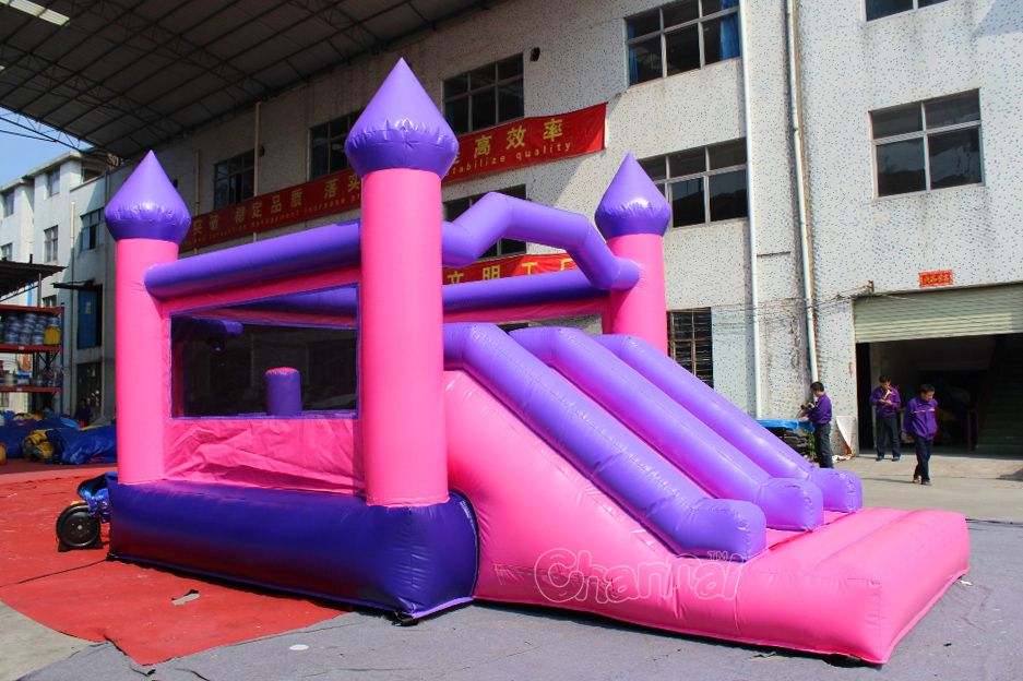 Pink Girl Small Moon Bounce - Channal Inflatables