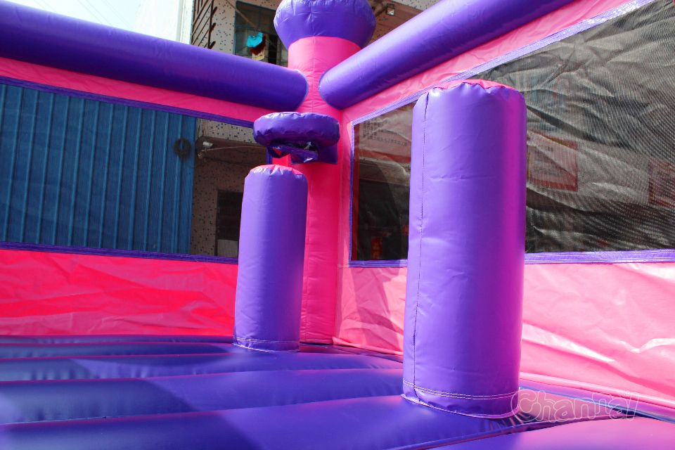 Pink Girl Small Moon Bounce - Channal Inflatables