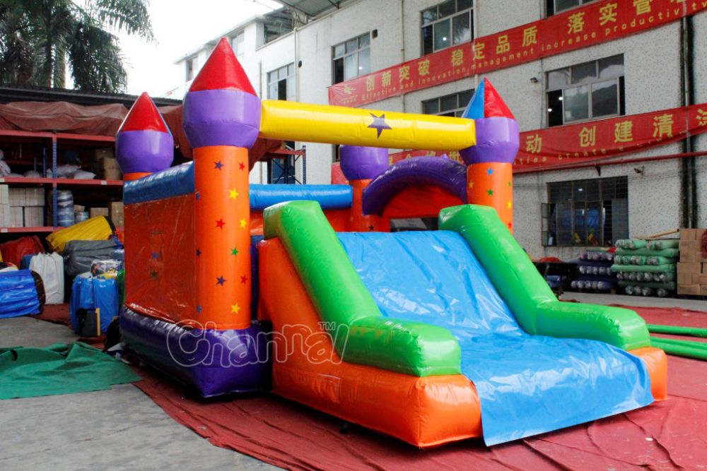 Colorful Stars Inflatable Combo - Channal Inflatables