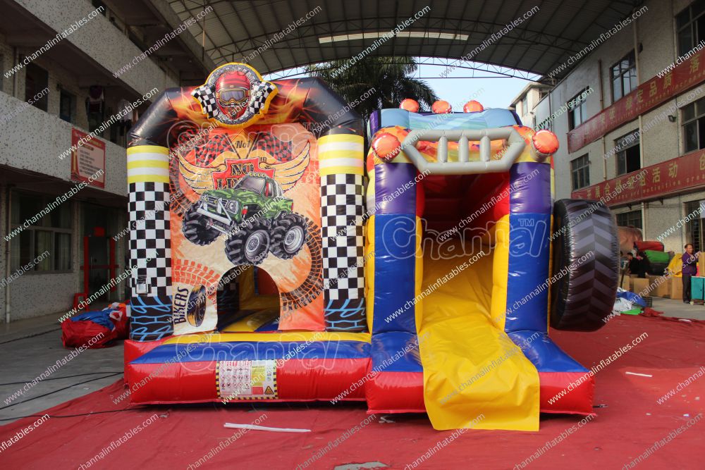 Monster Truck Inflatable Combo - Channal Inflatables