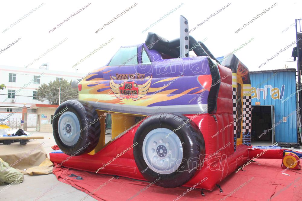 Monster Truck Inflatable Combo - Channal Inflatables
