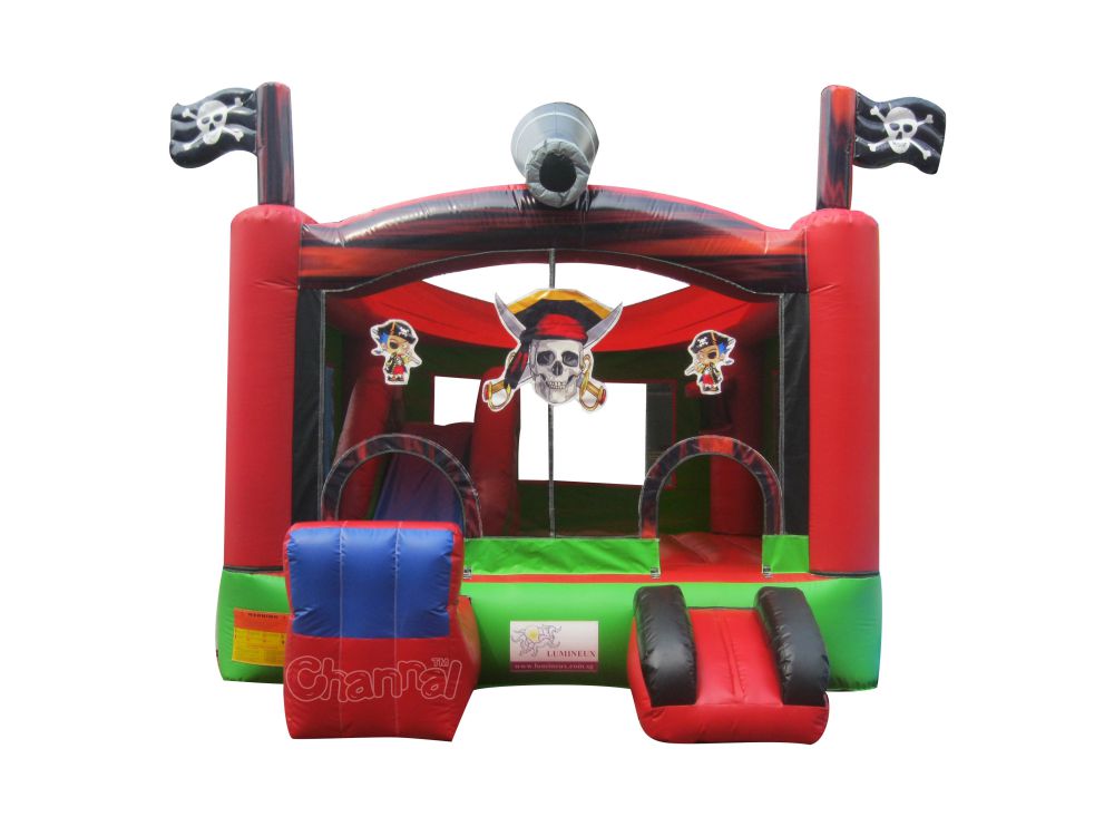 Pirate Ship Cannon Inflatable Combo - Channal Inflatables