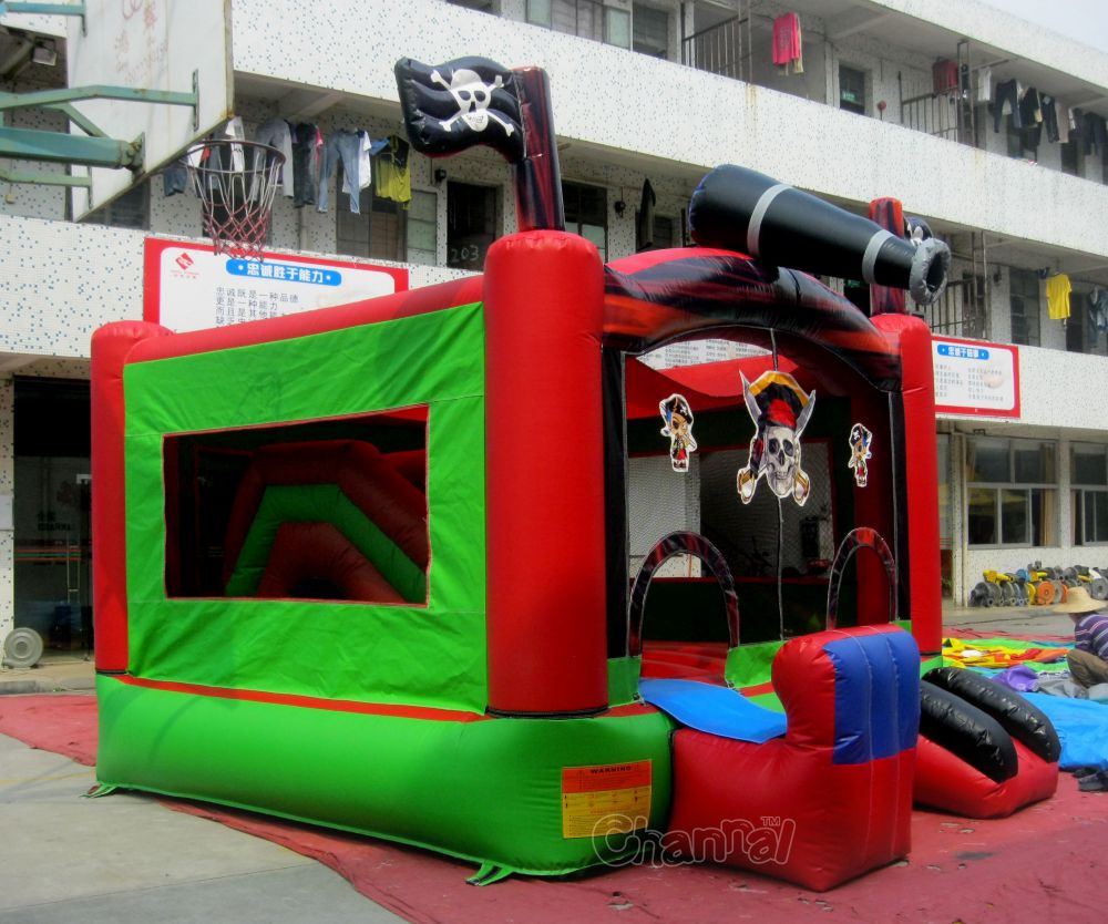 Pirate Ship Cannon Inflatable Combo - Channal Inflatables