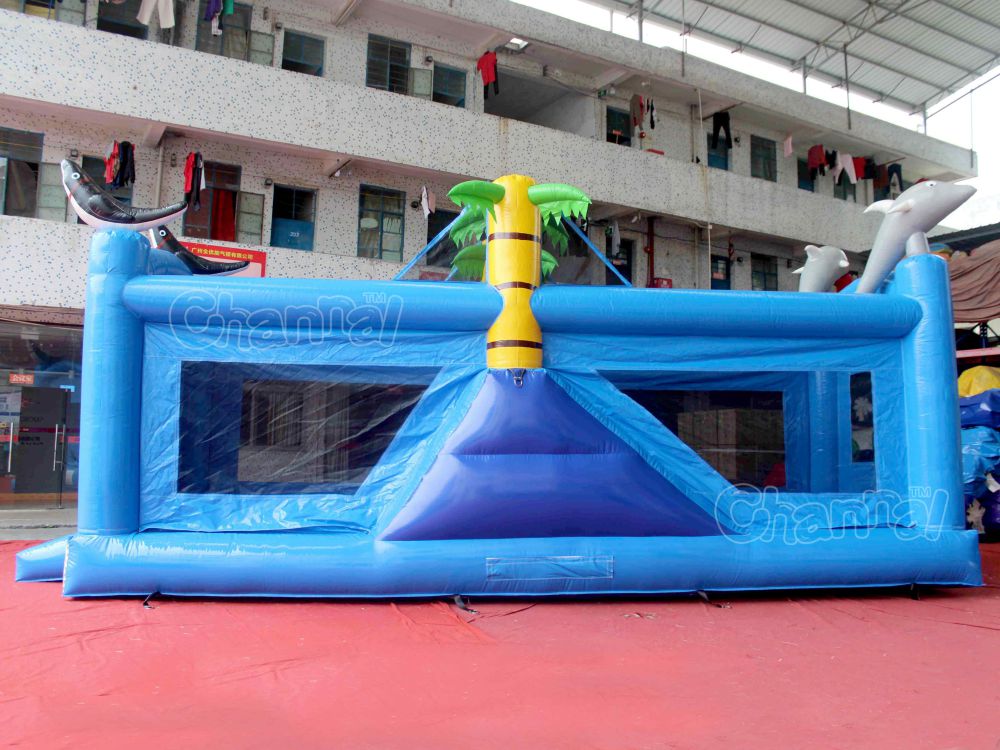Blue Dolphin Inflatable Combo - Channal Inflatables