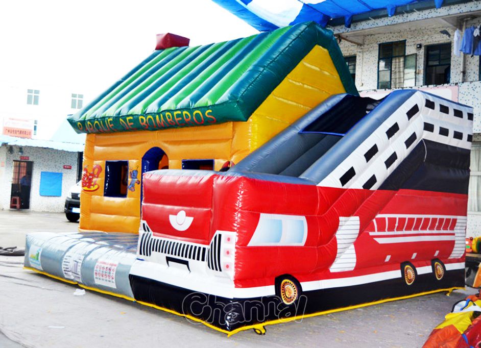 Fire Station Inflatable Combo - Channal Inflatables