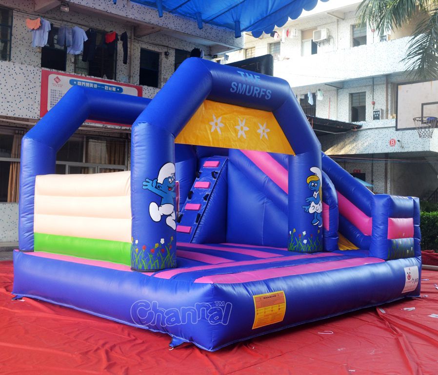 Smurfs Inflatable Combo - Channal Inflatables