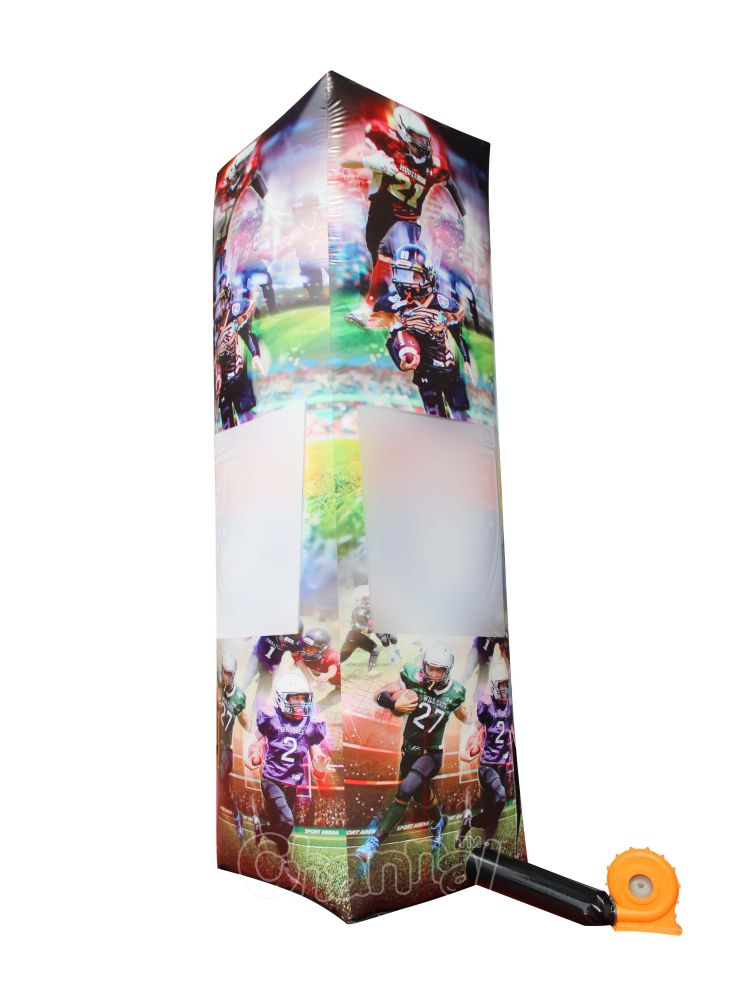 Tall Inflatable Football Pillar - Channal Inflatables