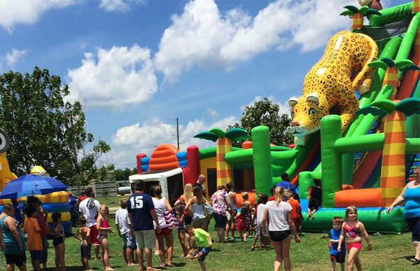 USA Customer's Outdoor Kids Event - Channal Inflatables