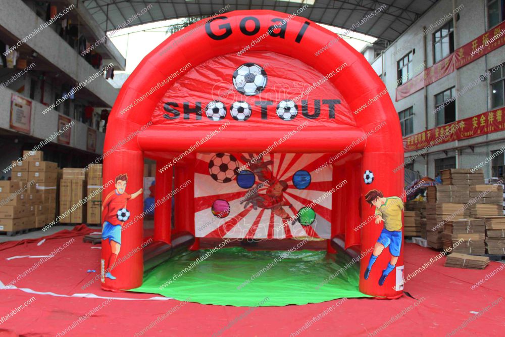 Inflatable Soccer Shoot Out Game - Channal Inflatables