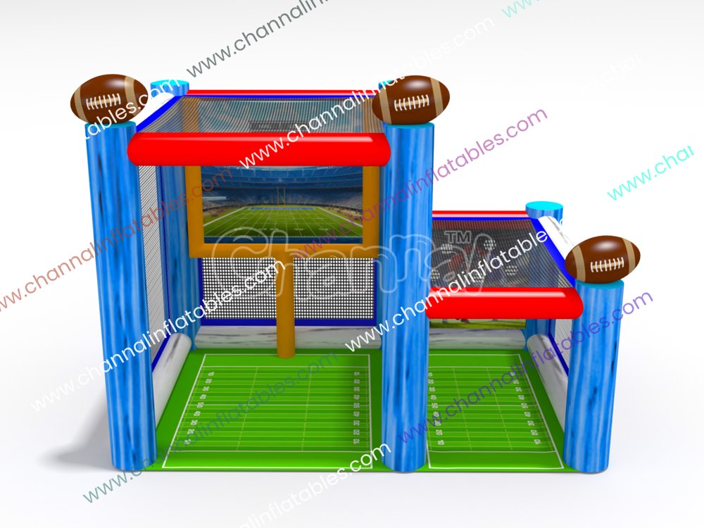 Football Field Goal Challenge Combo - Channal Inflatables