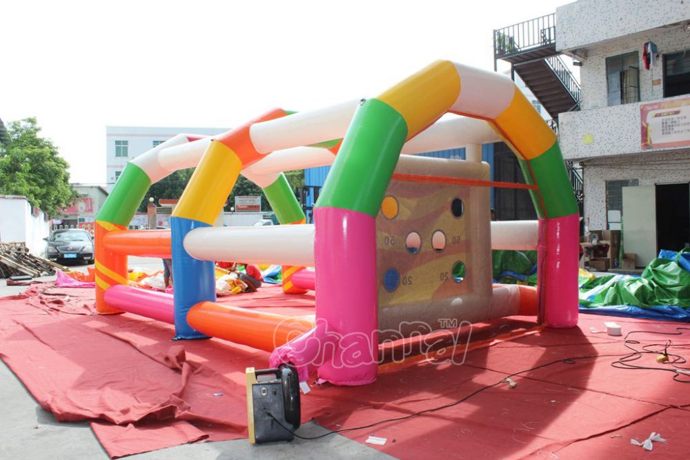 Colorful Commercial Inflatable Soccer Cage - Channal Inflatables