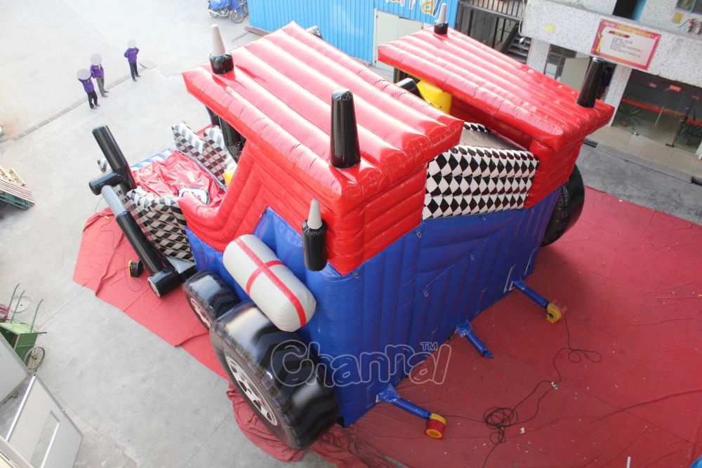 Tractor Freefall Jump and Slide - Channal Inflatables