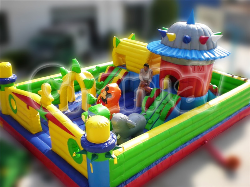 Kids Amusement Playground Inflatable Fun City - Channal Inflatables