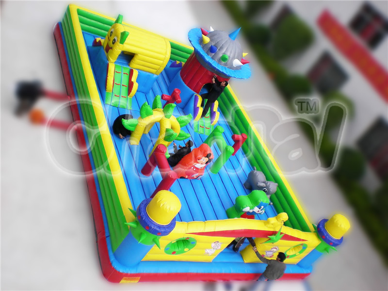 Kids Amusement Playground Inflatable Fun City - Channal Inflatables