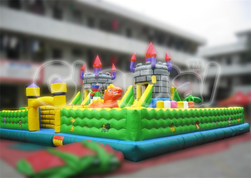 Bridge Between Two Castles Inflatable Fun City - Channal Inflatables