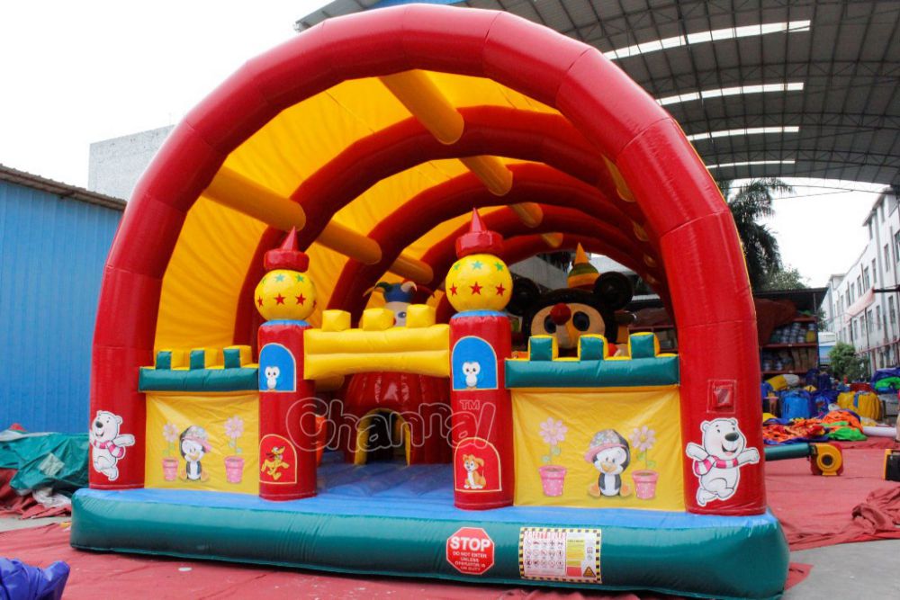 Inflatable Funcity With Roof - Channal Inflatables