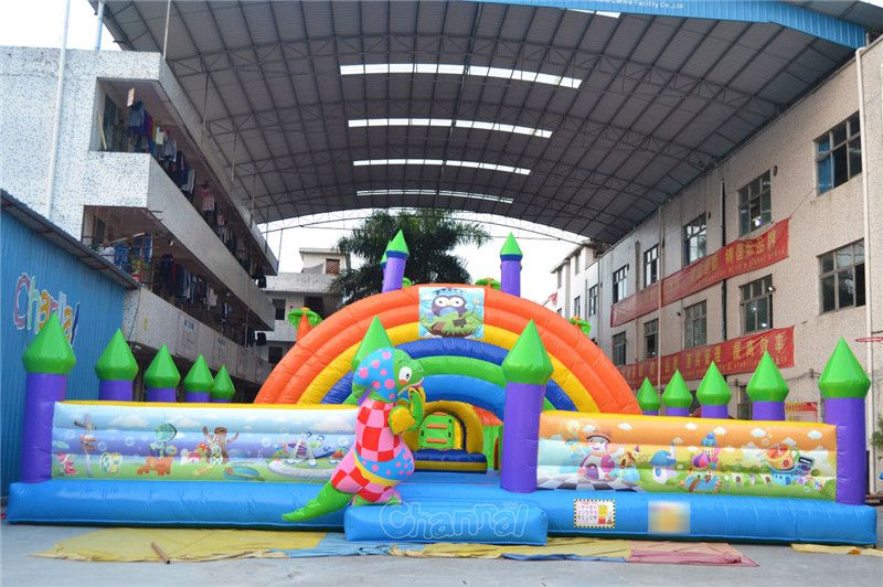 Kids Fairyland Inflatable Fun City - Channal Inflatables