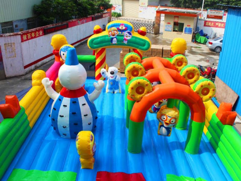 Cartoon Penguin Inflatable Funland - Channal Inflatables