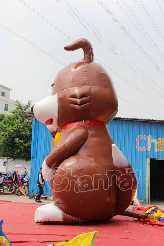 Giant Sitting Dog Inflatable - Channal Inflatables