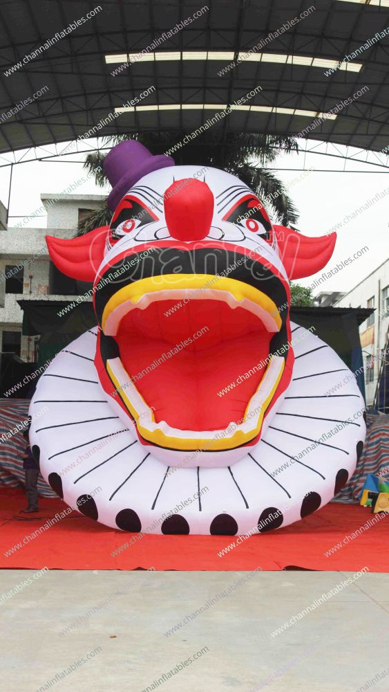 Inflatable Clown Head - Channal Inflatables