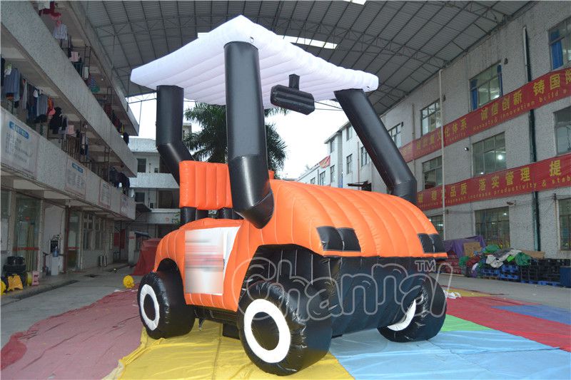Orange Inflatable Golf Cart - Channal Inflatables
