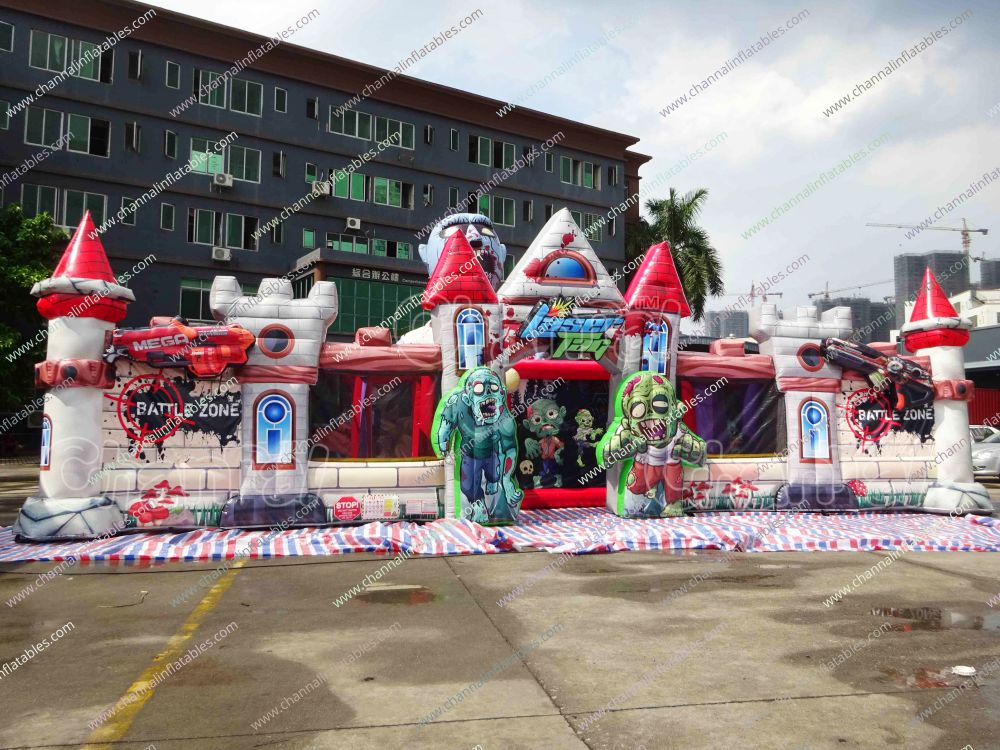 Zombie Nerf War Maze - Channal Inflatables