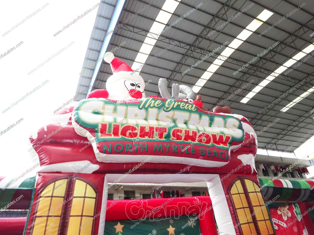 Christmas Inflatable Maze - Channal Inflatables