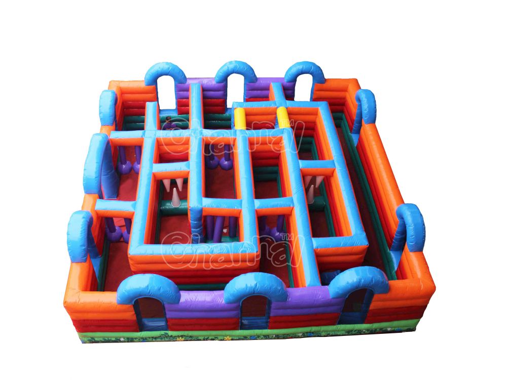 Fun Inflatable Lawn Maze - Channal Inflatables