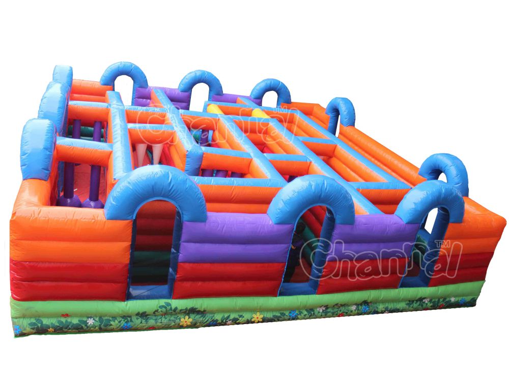 Fun Inflatable Lawn Maze - Channal Inflatables