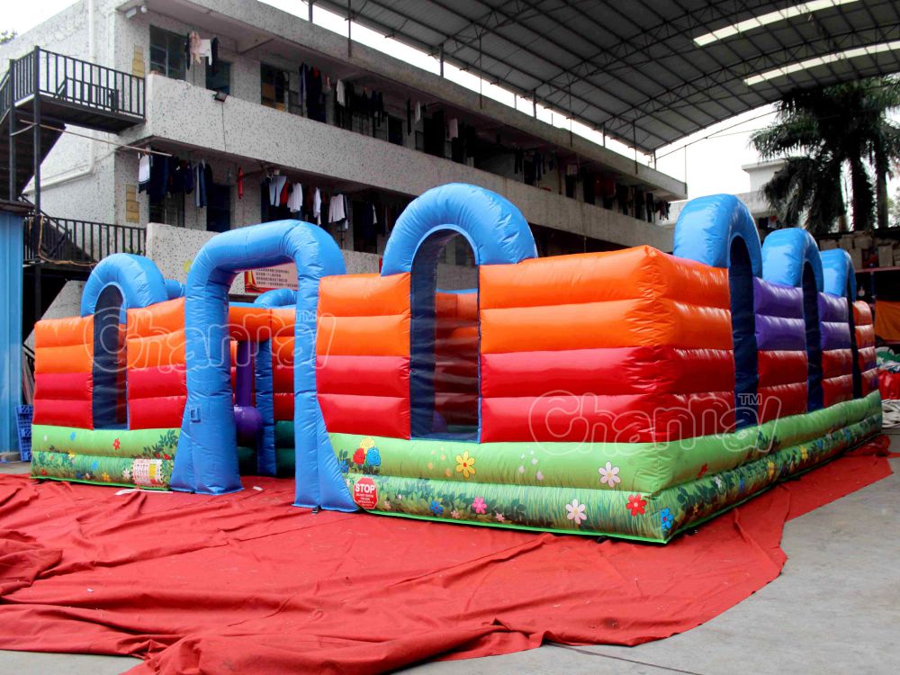 Fun Inflatable Lawn Maze - Channal Inflatables