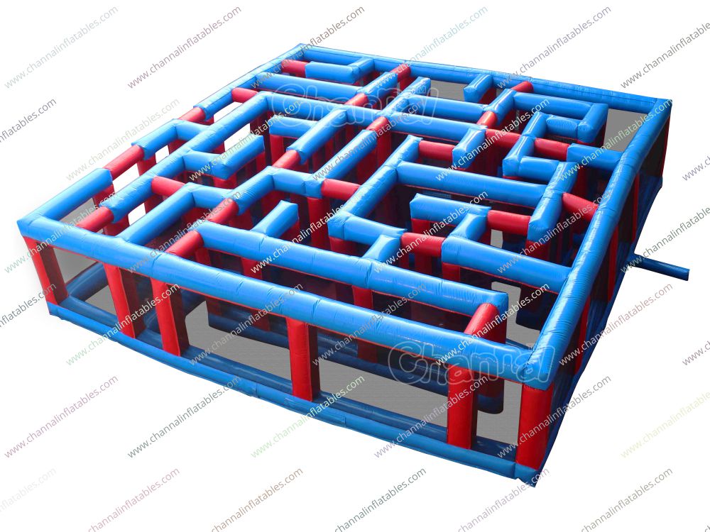 Nerf War Inflatable Maze - Channal Inflatables