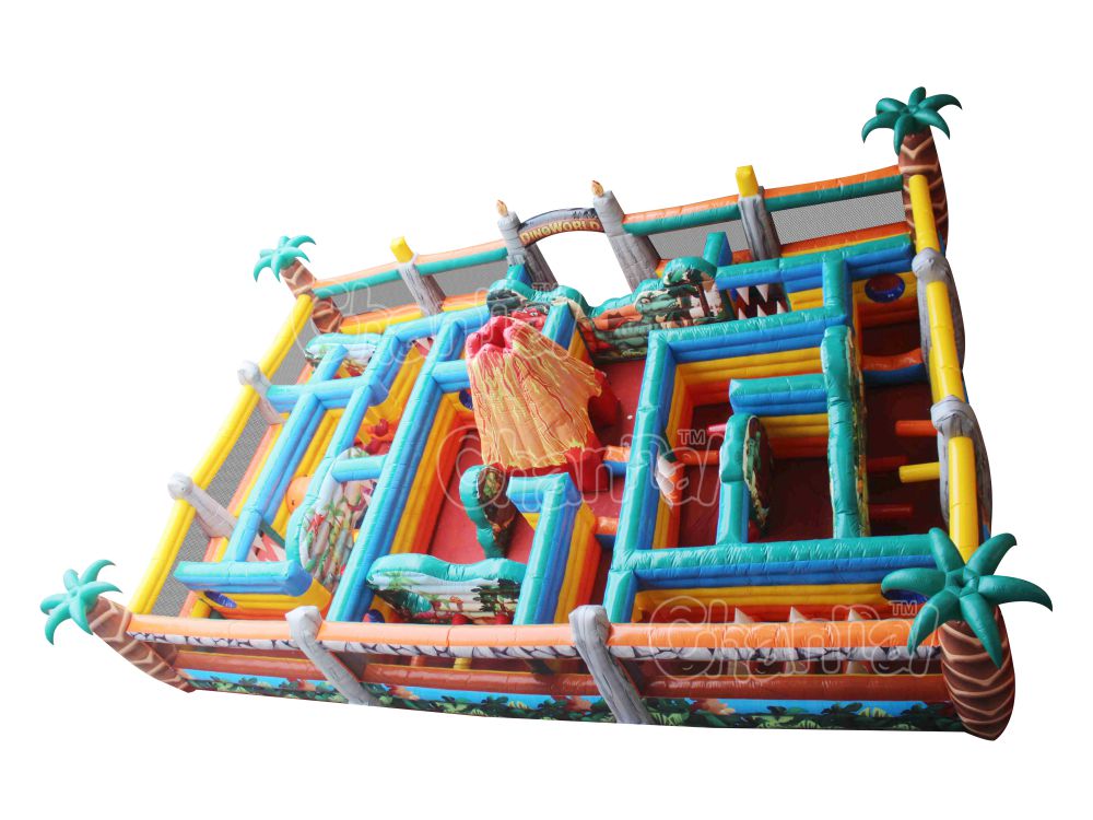 Inflatable Dinosaur Maze - Channal Inflatables
