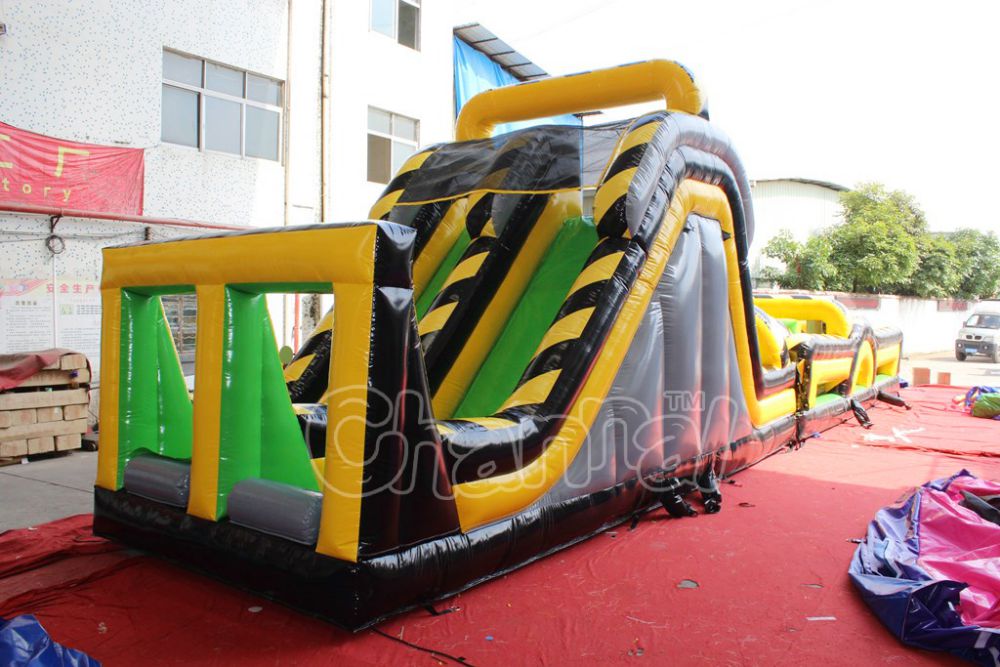 Toxic Zone Inflatable Obstacle Course 18M - Channal Inflatables
