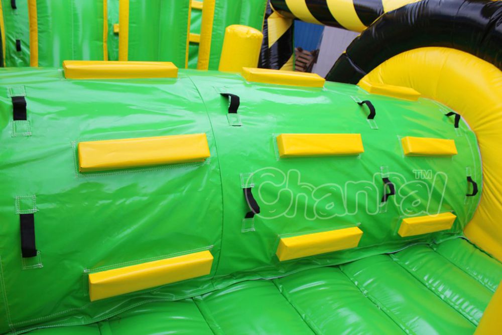 Toxic Zone Inflatable Obstacle Course 28M - Channal Inflatables