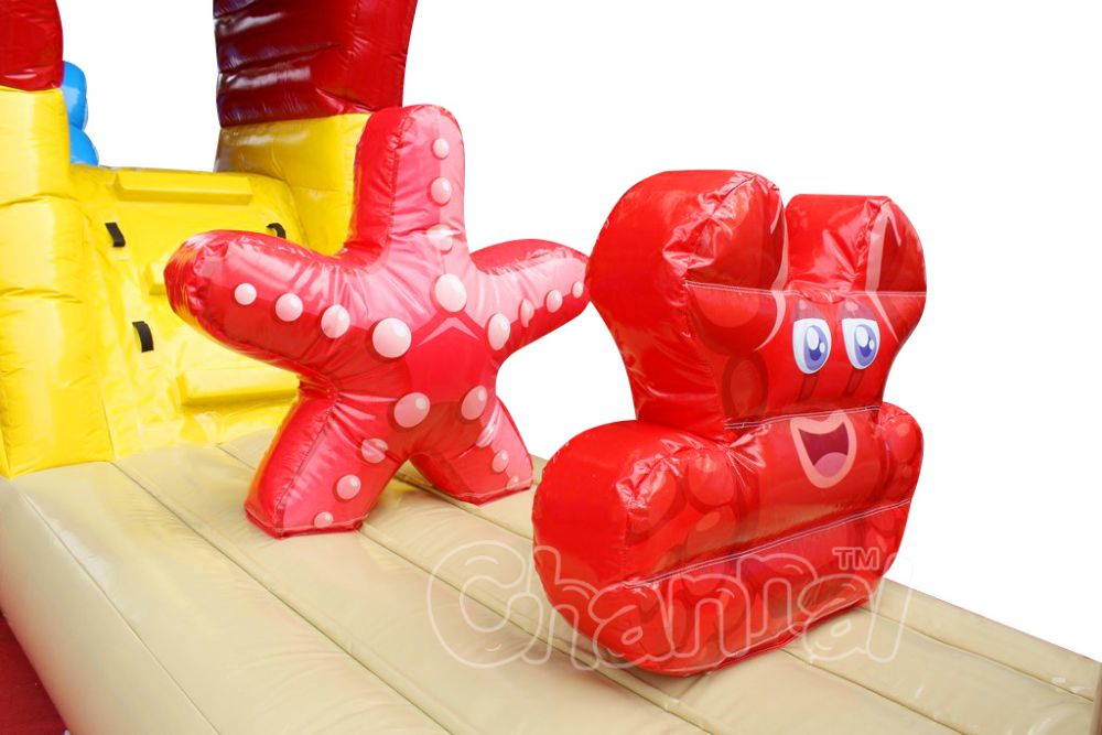 Beach Inflatable Obstacle Course - Channal Inflatables