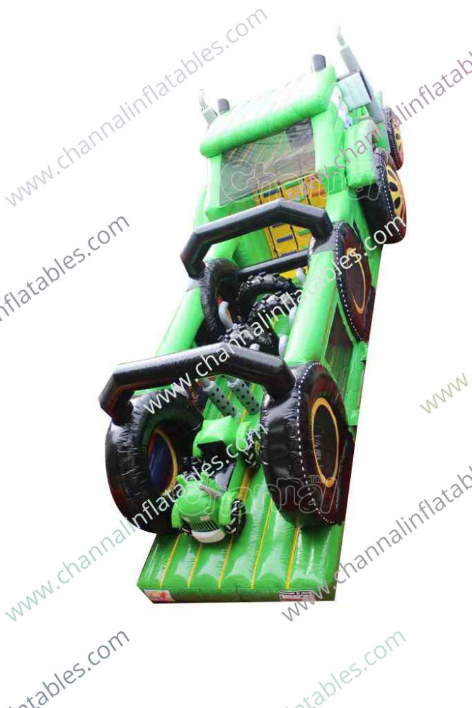 Farm Tractor Inflatable Obstacle Course - Channal Inflatables