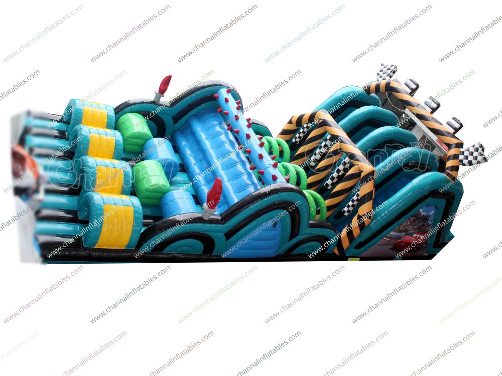 Cars Inflatable Obstacle Course - Channal Inflatables