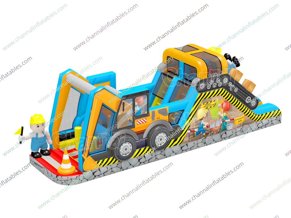 Construction Site Inflatable Combo - Channal Inflatables