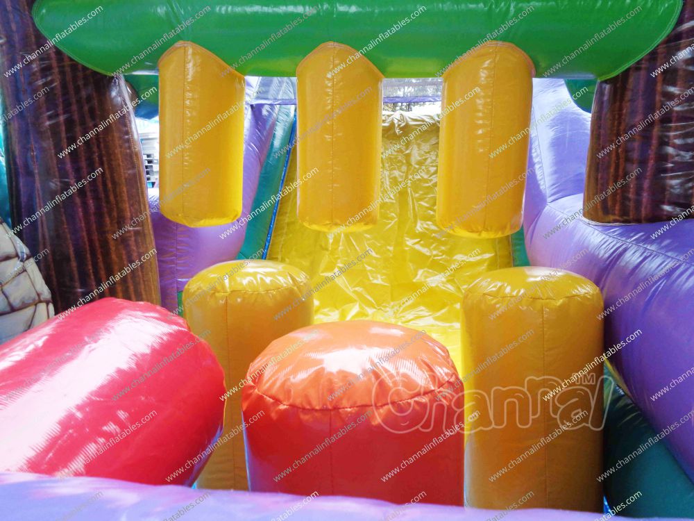 Dragon Forest Inflatable Obstacle Course - Channal Inflatables