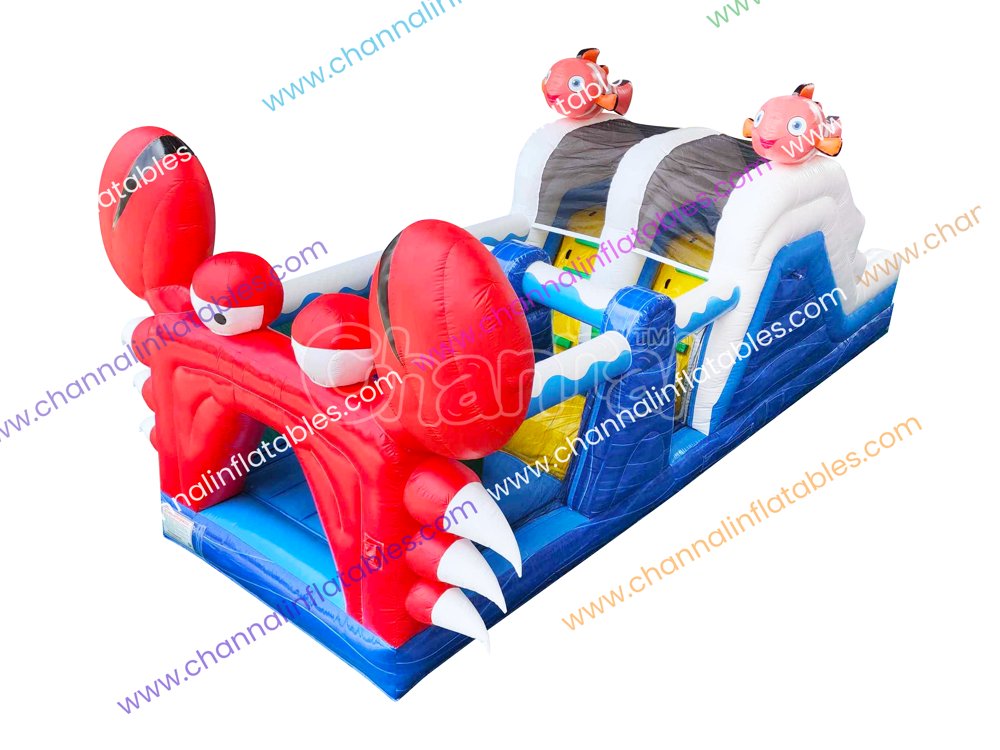 Crab Inflatable Obstacle Course - Channal Inflatables
