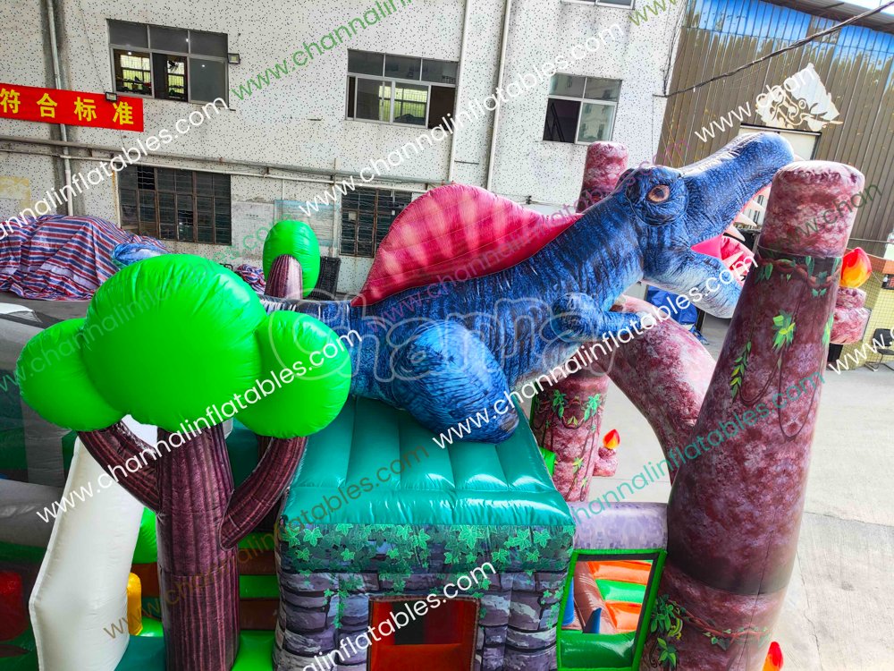 T. Rex Inflatable Obstacle Course - Channal Inflatables