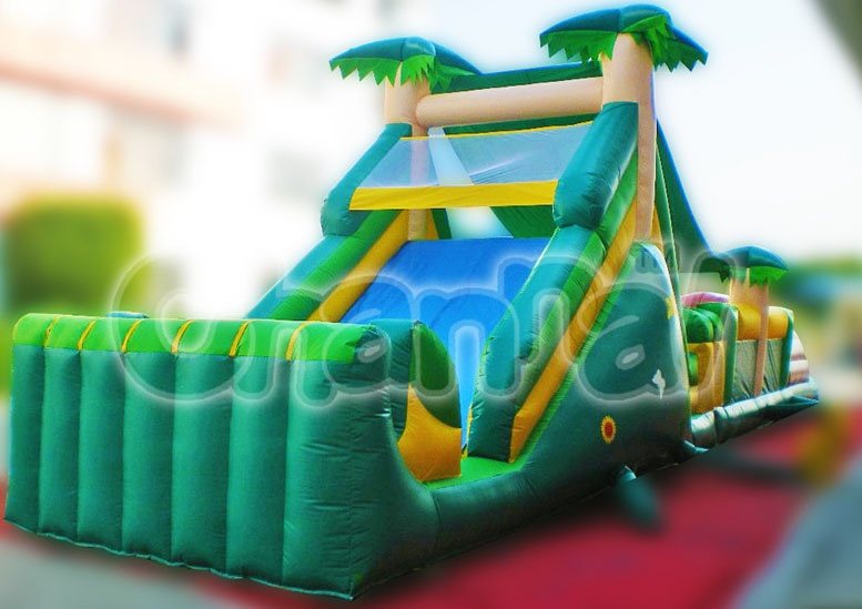 Camo Inflatable Obstacle Course - Channal Inflatables