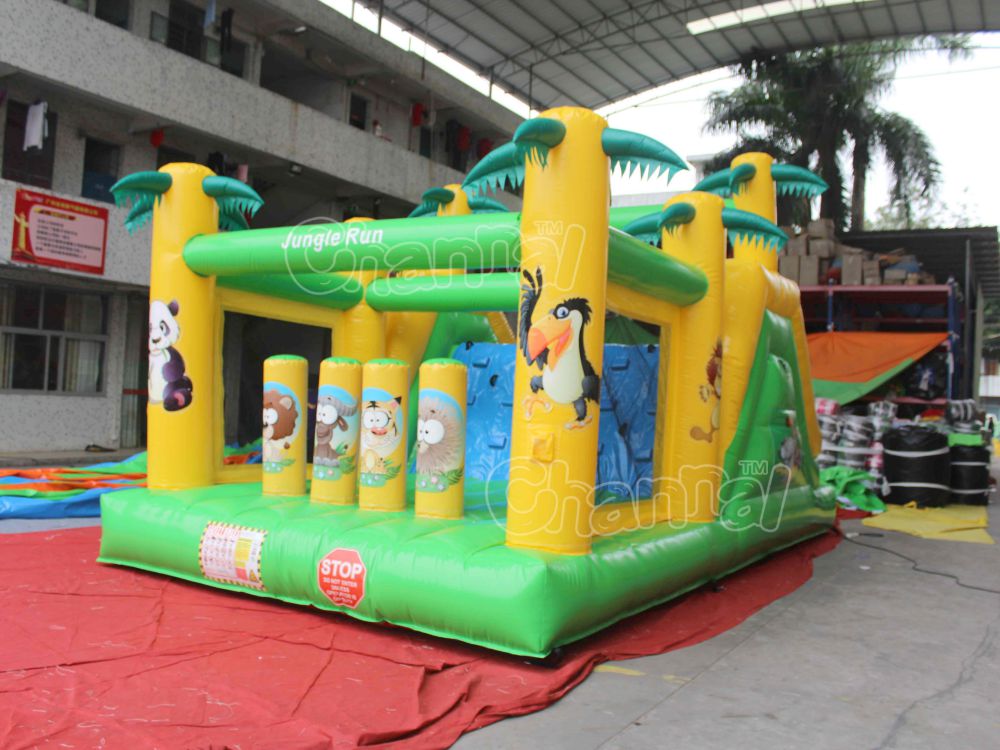 Tropical Mini Inflatable Obstacle Course - Channal Inflatables