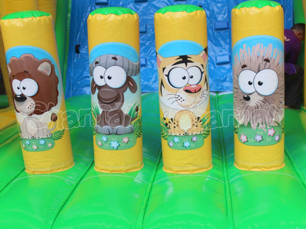 Tropical Mini Inflatable Obstacle Course - Channal Inflatables