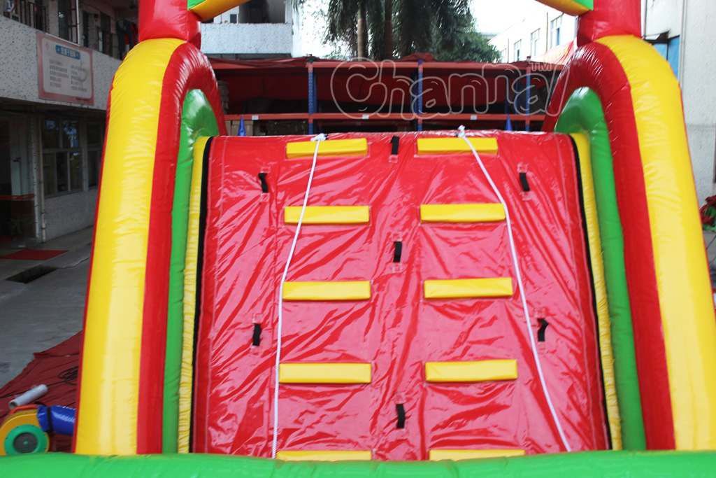 Colorful Inflatable Castle Obstacle Course - Channal Inflatables